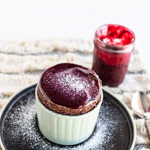 Mixed Berry + Chocolate Soufflé | Binge Worthy Bites