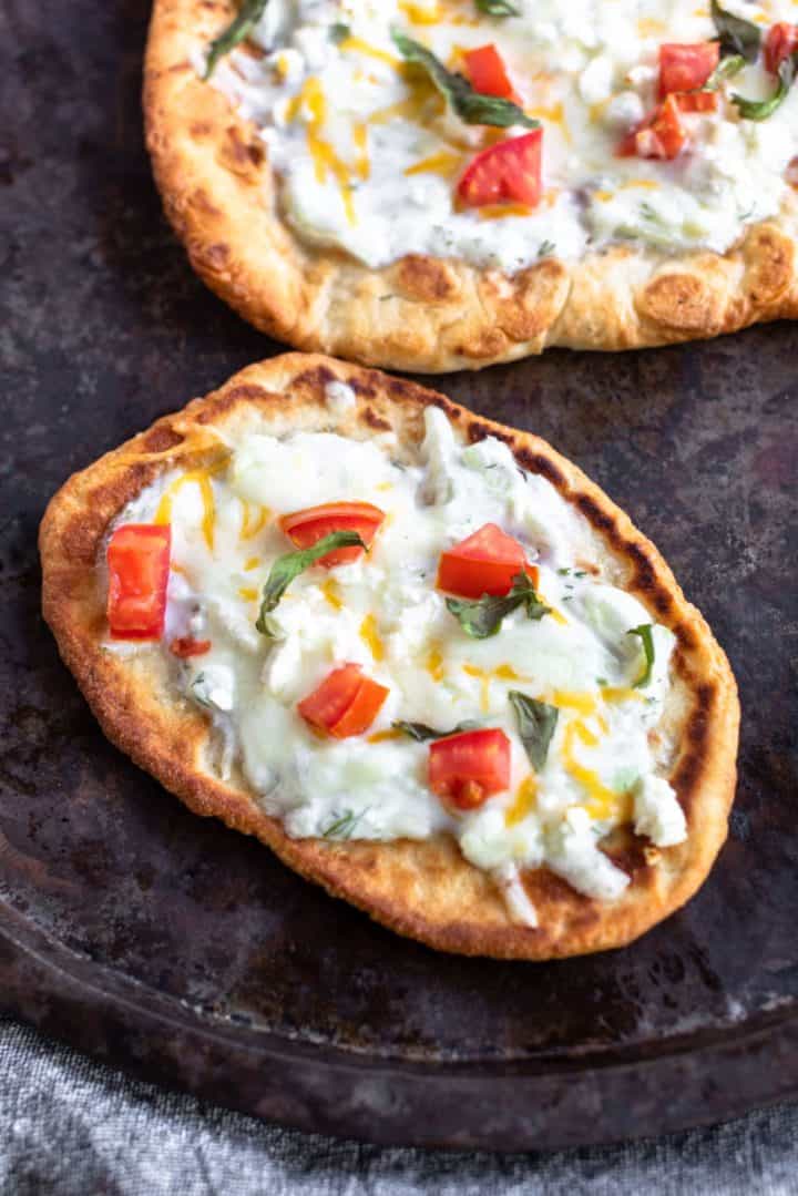 Mediterranean Flatbread - Binge Worthy Bites